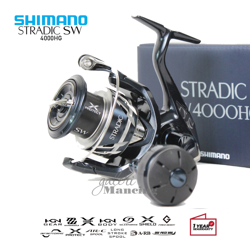 Jual Reel SHIMANO STRADIC SW [24] 4000 -- 14000 HG PG XG | Hagane ...