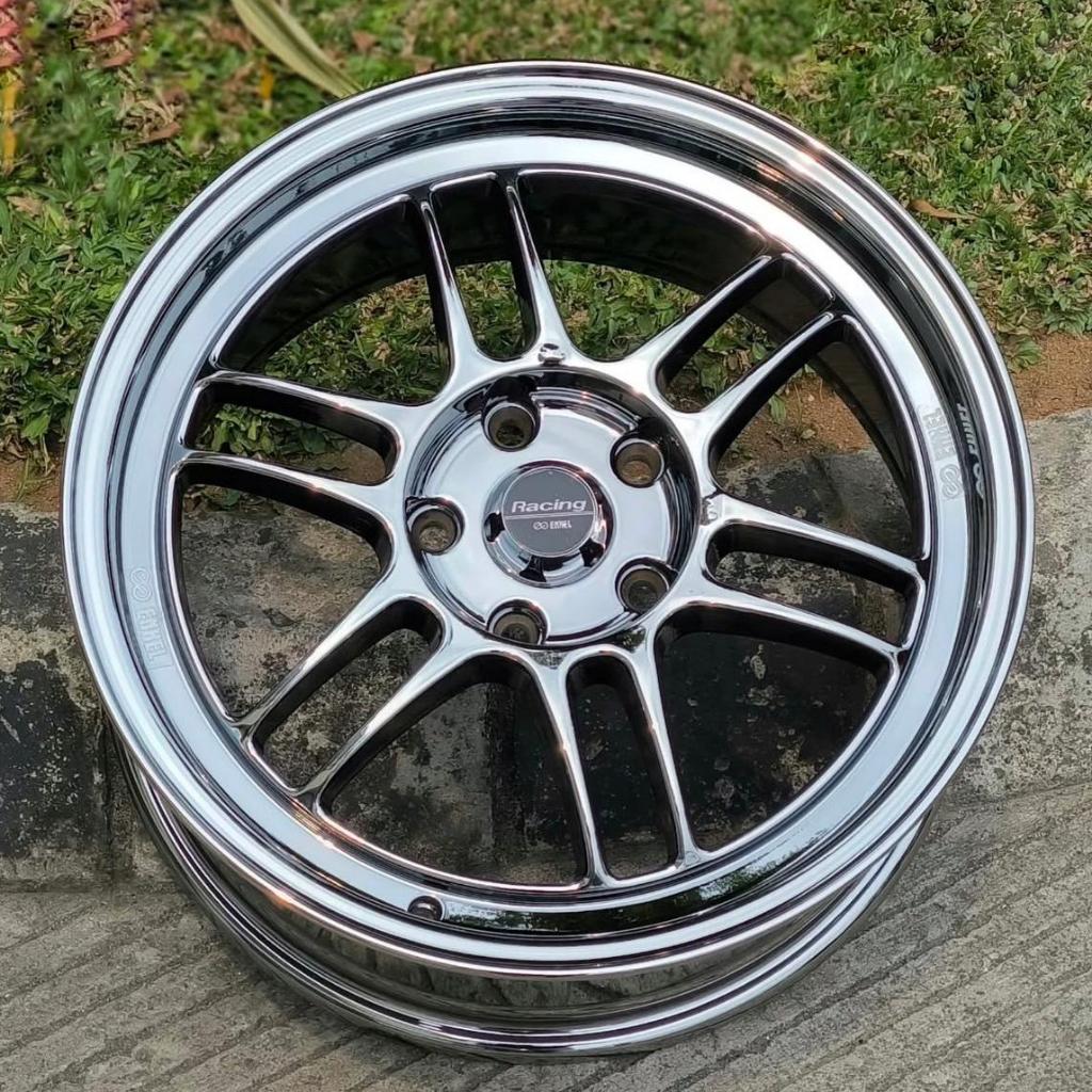 Jual VELG ENKEI RPF1 BLACK CHROME RING 17 LEBAR 7.5 ET 38 PCD 5X114.3 ...