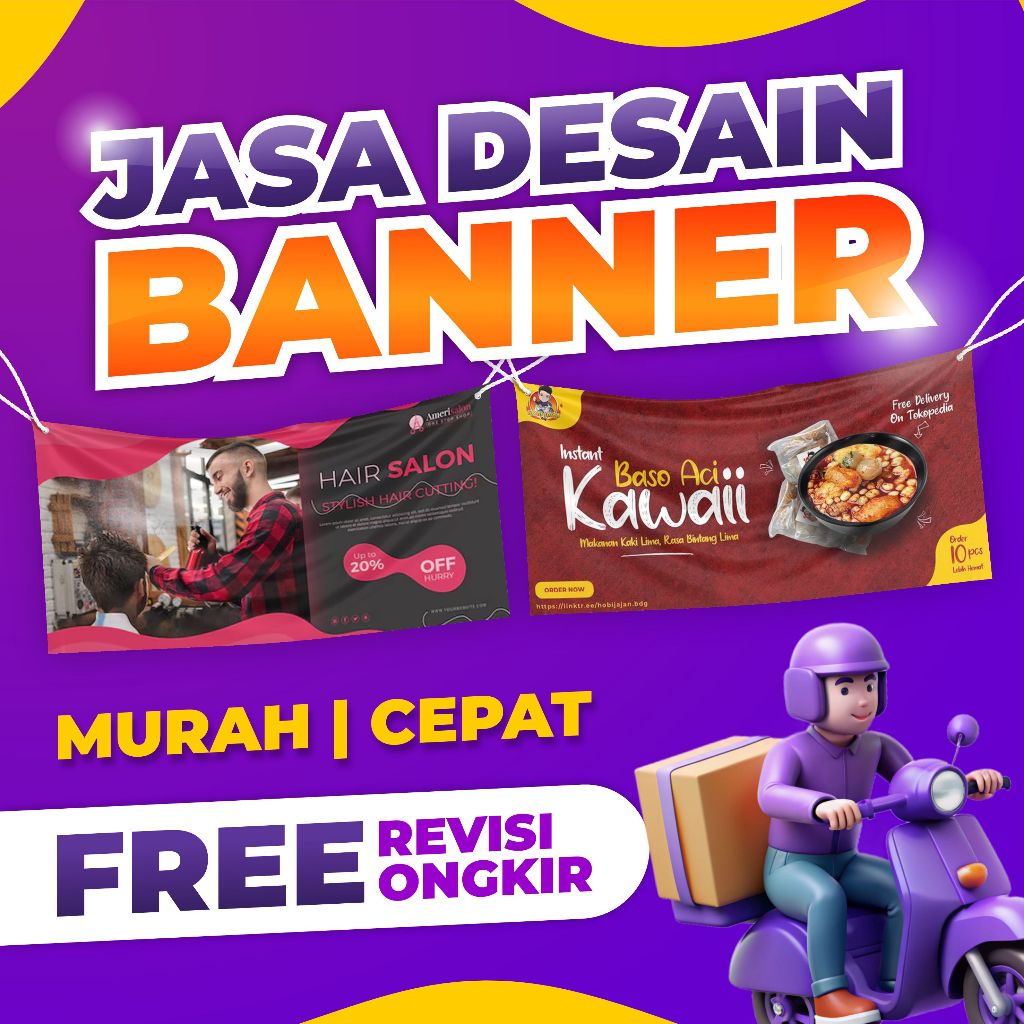 Jual JASA DESAIN BANNER, X BANNER, ROLL UP BANNER, DLL, CEPAT, MURAH ...