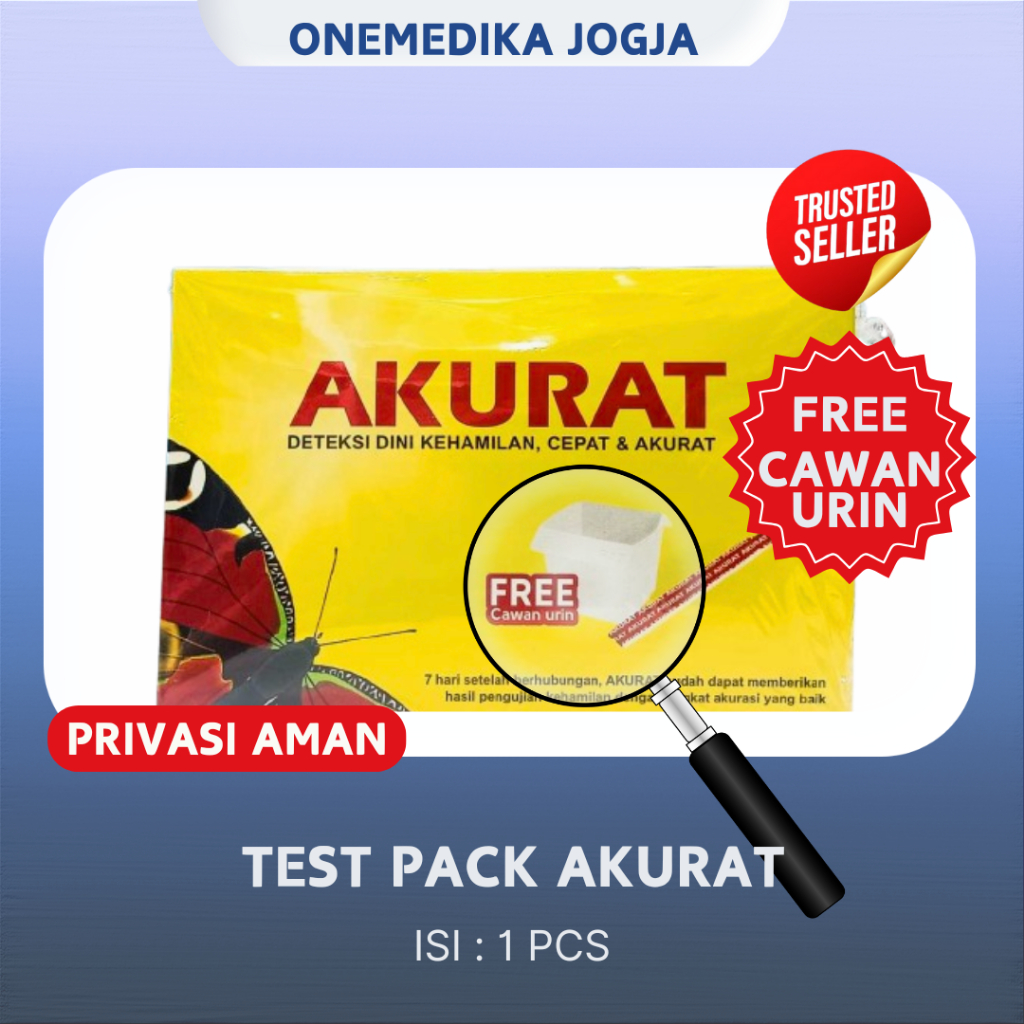 Jual Test Pack AKURAT Strip Tespek Ecer FREE Pot Urin | Shopee Indonesia