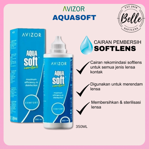 Jual CAIRAN SOFTLENS AQUASOFT 350ML | Shopee Indonesia