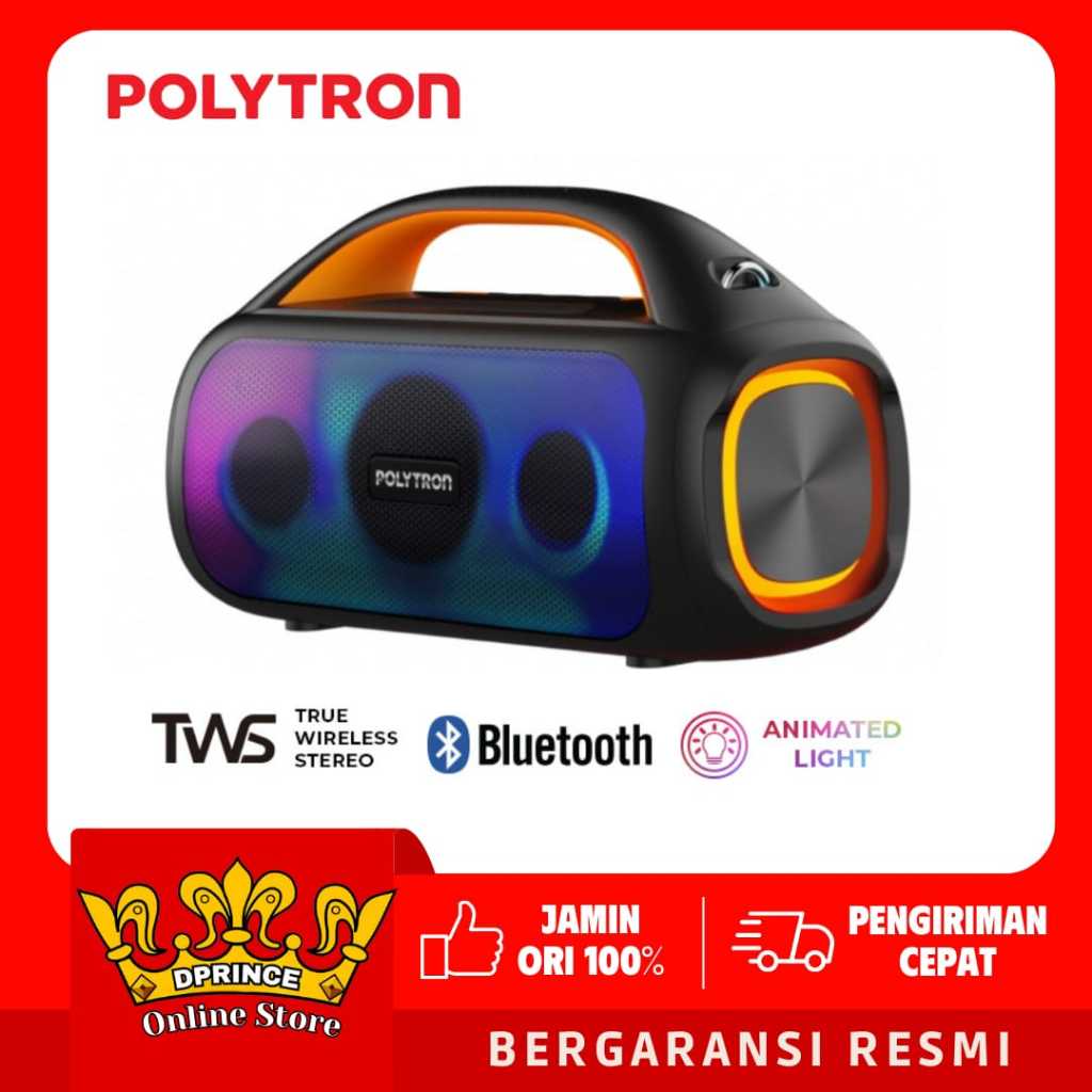 Jual POLYTRON Partymax Speaker Bluetooth Portable Wireless PPS 4PH12 ...
