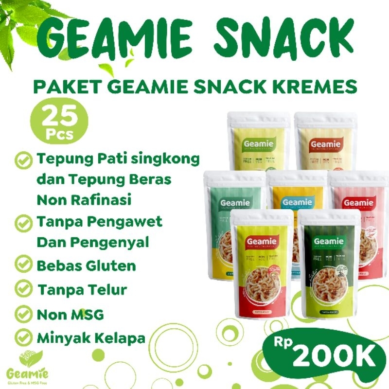 Jual Paket Reseler Geamie Snack isi 25pcs | Shopee Indonesia