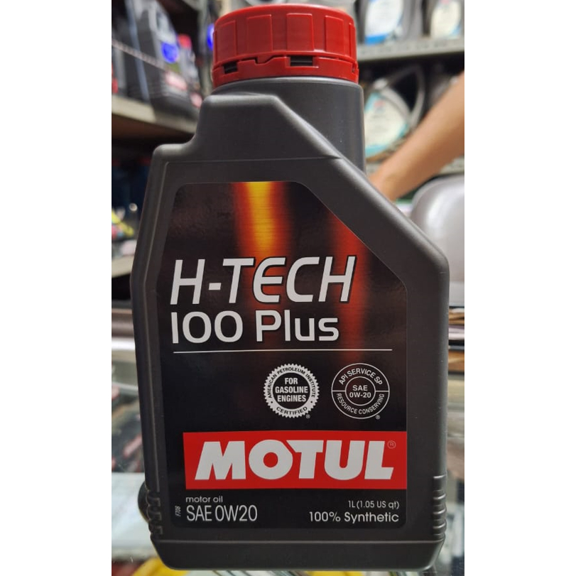 Jual MOTUL H-TECH 100 PLUS 0W20 API SP 1 LITER ADA BARCODE QR Code ...