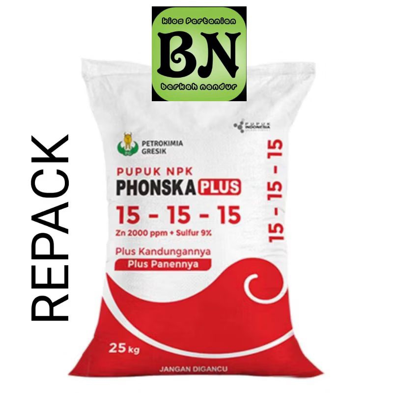 Jual Pupuk NPK PHONSKA PLUS Kemasan Repack 1 Kg | Shopee Indonesia