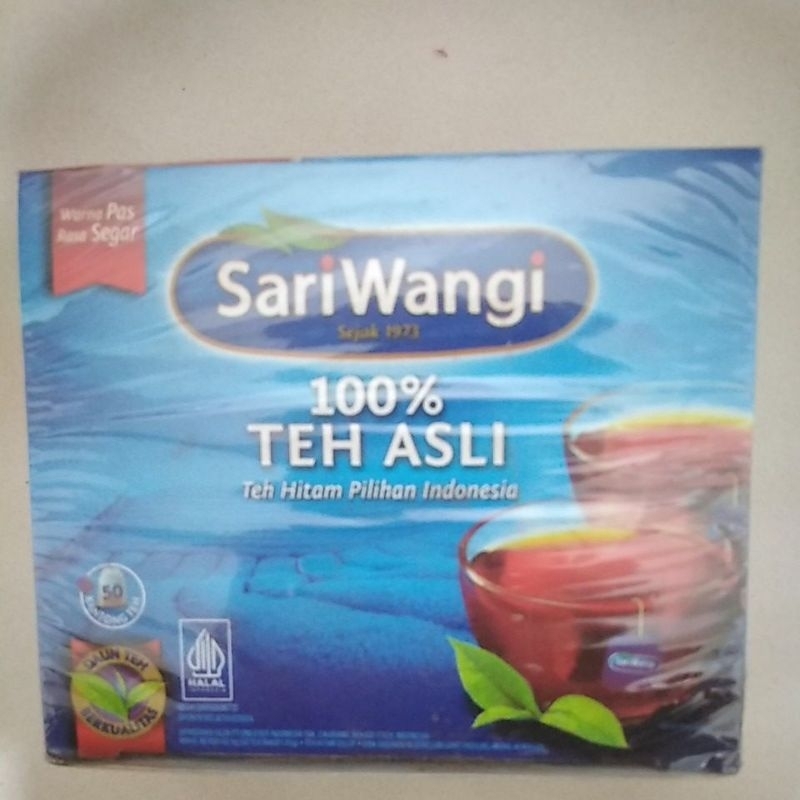 Jual Sari Wangi. 100% TEH ASLI. 50 KANTONG TEH @ 1.85 g. | Shopee Indonesia