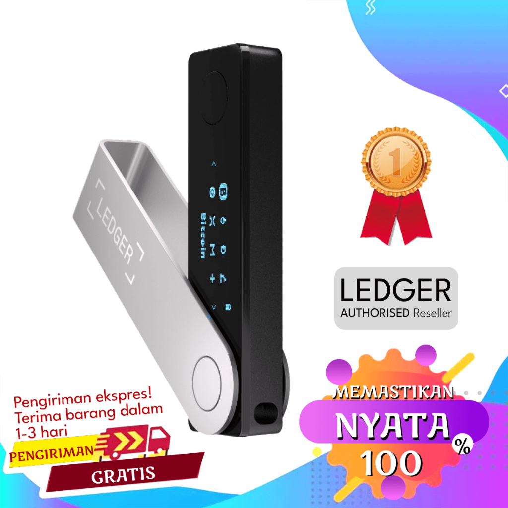 Jual Ledger Nano X Dompet Perangkat Keras Kripto Paling Aman dan Paling ...