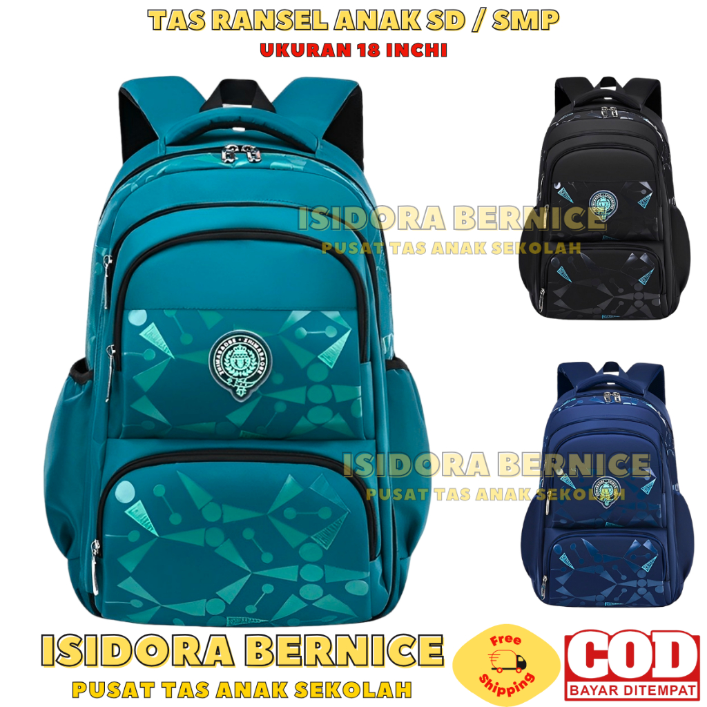 Jual Tas Ransel Sekolah Anak Laki Laki SD SMP Remaja Bahan Nilon Premium Terbaru | Shopee Indonesia