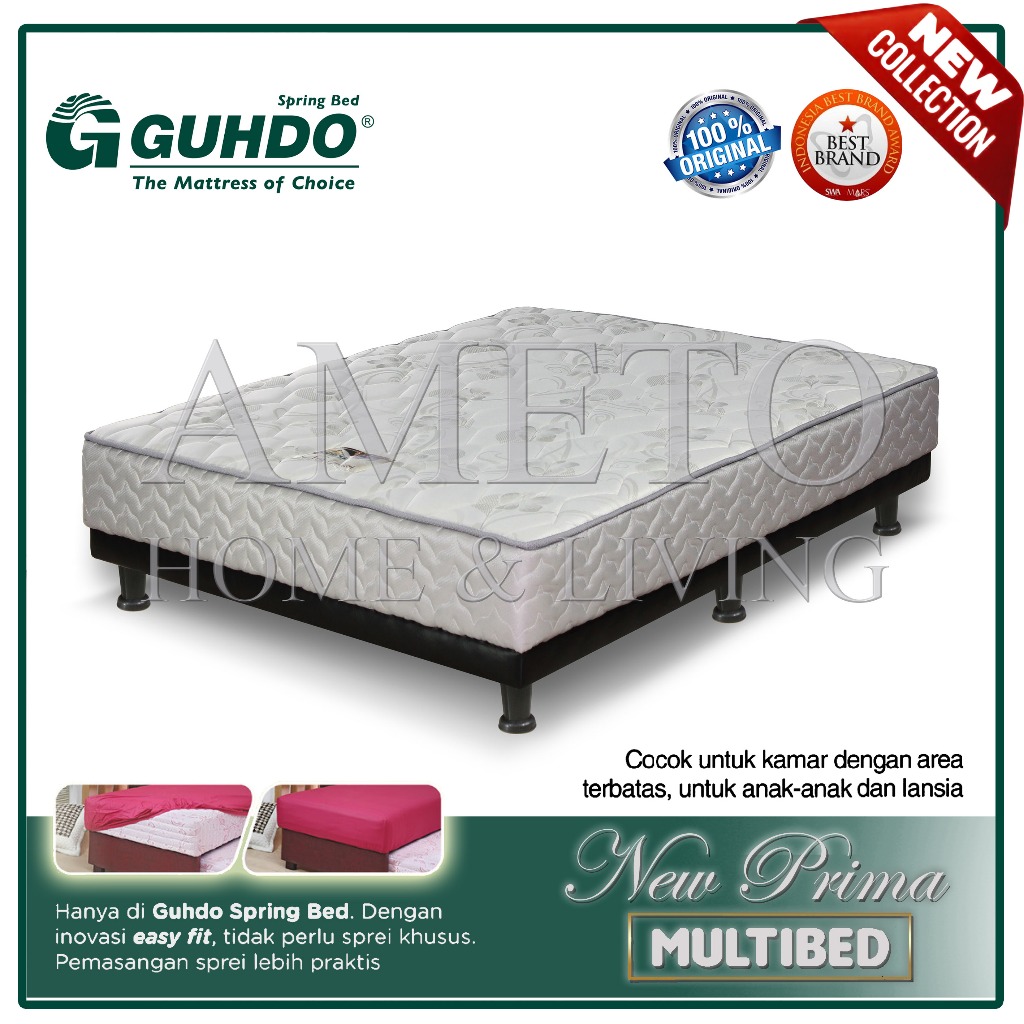 Jual Guhdo Springbed Multi Bed New Prima 90 100 120 140 160 180 x 180 cm - TANPA SANDARAN ...