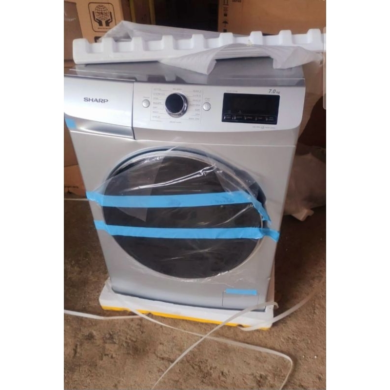 Jual MESIN CUCI FRONT LOADING 7KG SHARP ES-FL1073W | Shopee Indonesia