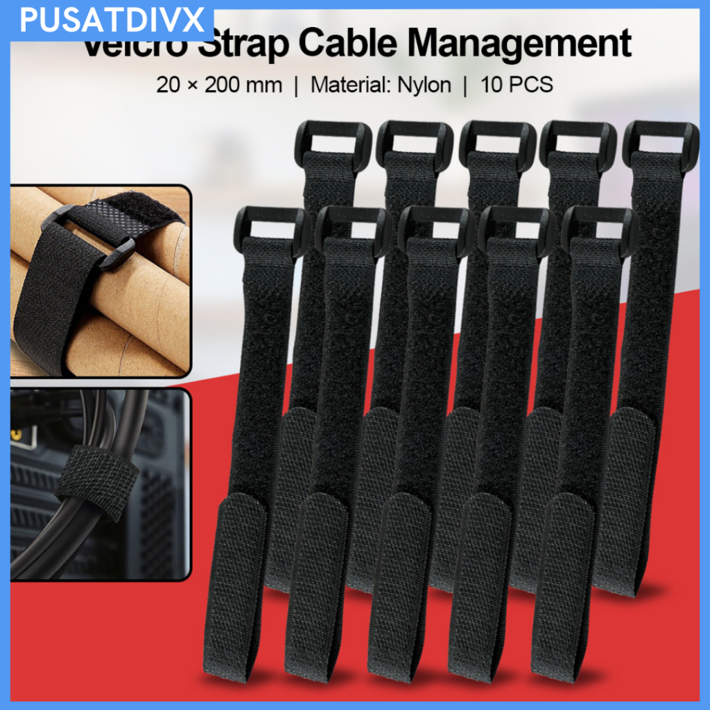 Jual SANJI ODS VELCRO STRAP CABLE MANAGEMENT 20 X 200 MM NYLON 10 PCS | Shopee Indonesia