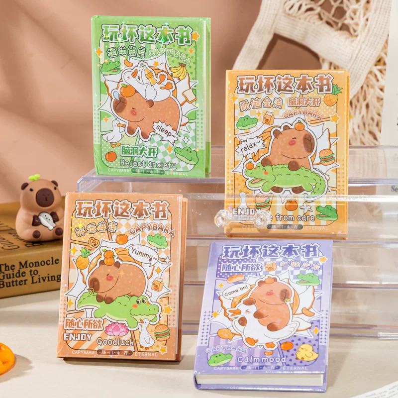 Jual Purple SMB001-A Buku Capybara A7 Buku Tulis Notebook Mini A7 High ...