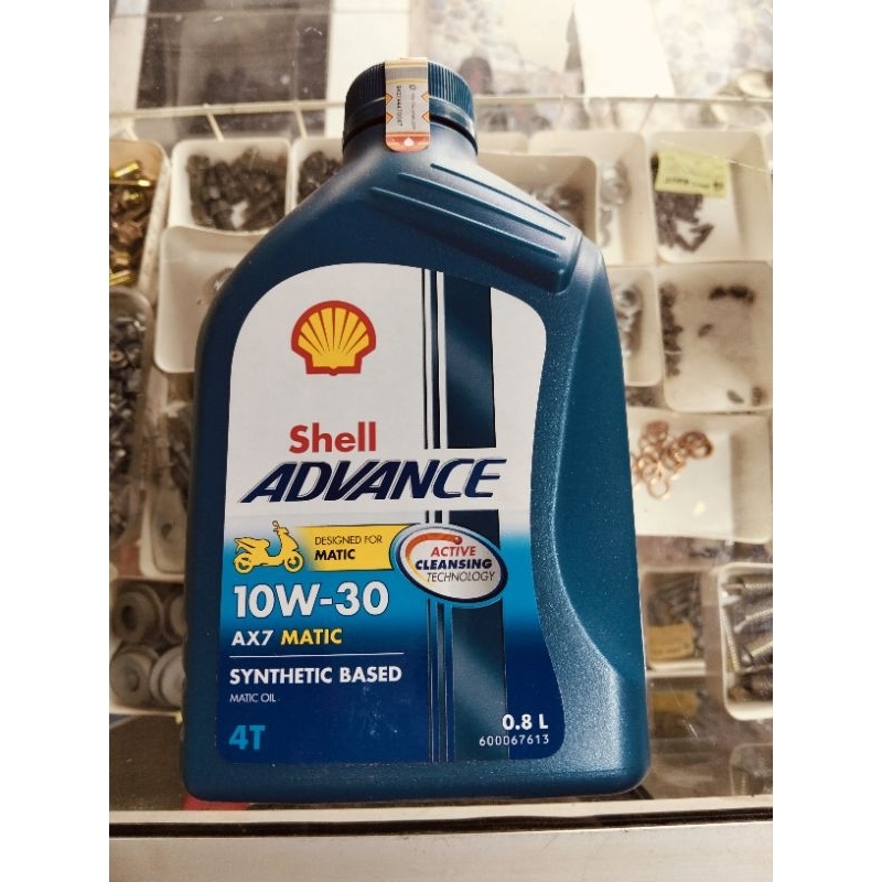 Jual Shell Advance Synthetic Based A7 Matic Oil 10W-30 ORIGINAL ...