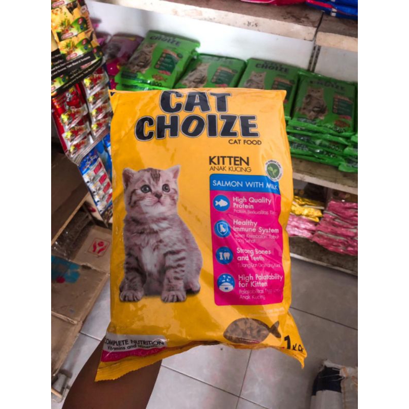 Jual CAT CHOIZE KITTEN KUNING FRESH PACK 1KG | Shopee Indonesia