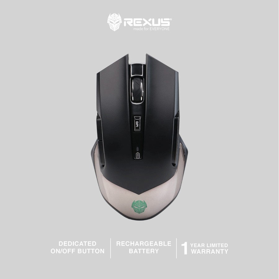 Jual Rexus Xierra RX108 / RX-108 Mouse Gaming Wireless Bluetooth Dongle ...