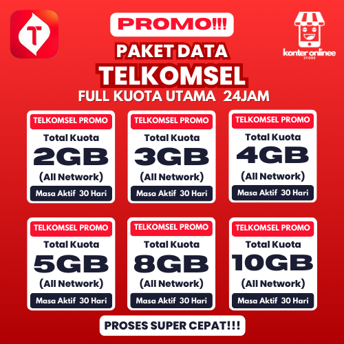 Jual PAKET DATA TELKOMSEL FLASH SEMUA ZONA FULL 24 JAM TERMURAH PROSES ...
