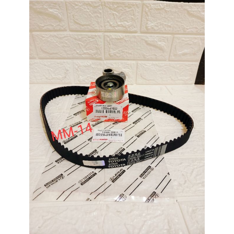 Jual TIMING BELT SET TOYOTA INNOVA HILUX FORTUNER HIACE DIESEL ORI 1SET ...