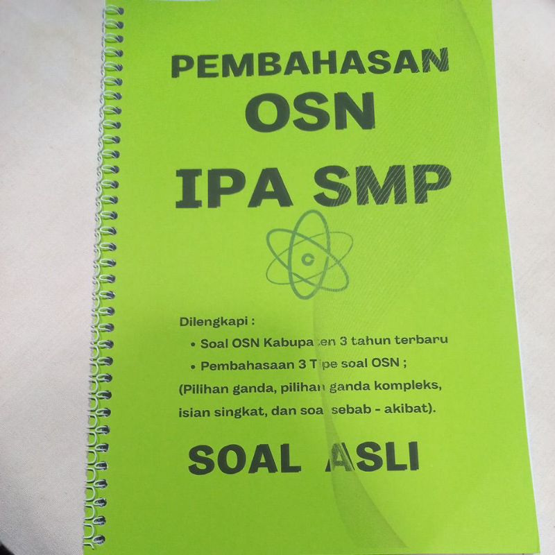 Jual Buku OSN IPA SMP dan Pembahasan, Buku OSN tingkat Kabupaten IPA ...