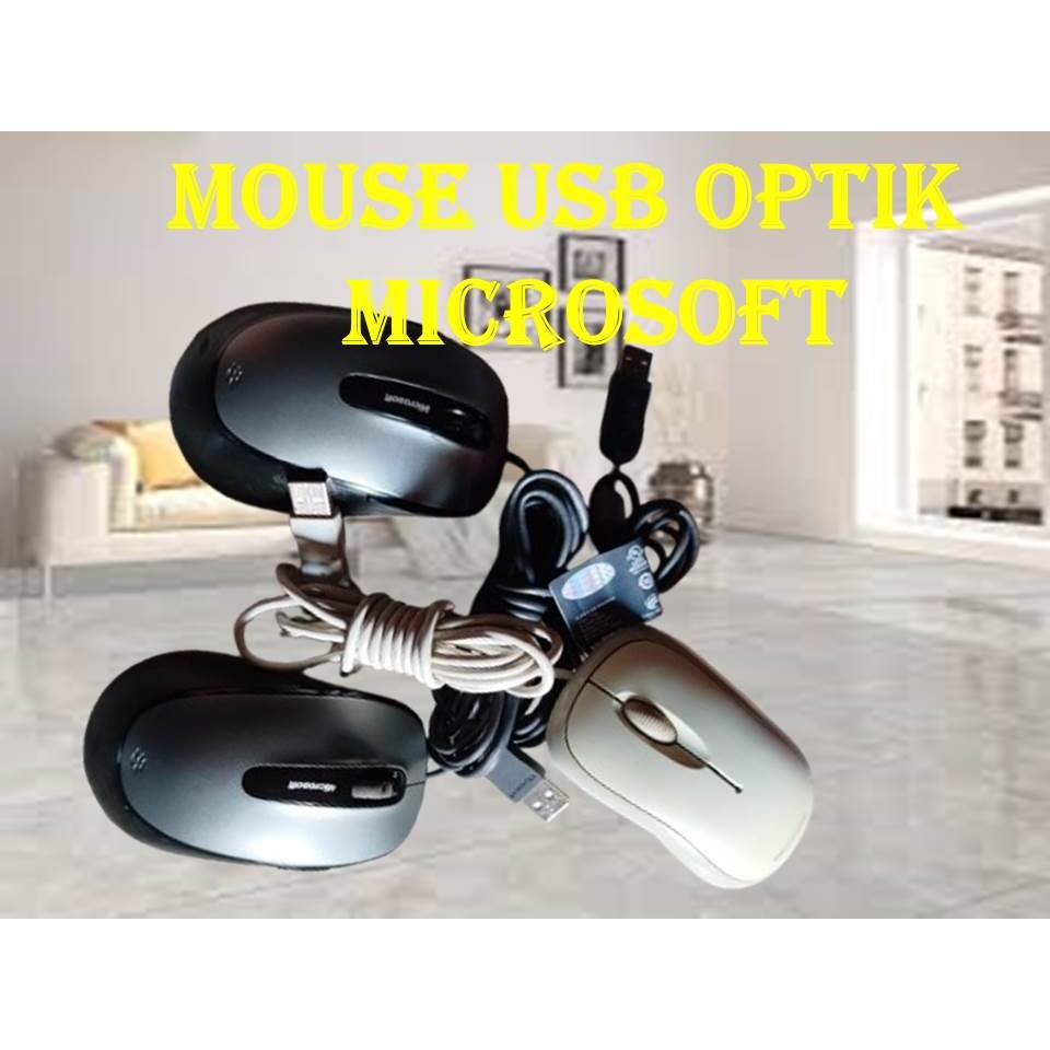 Jual MOUSE OPTIK USB MERK MICROSOFT | Shopee Indonesia