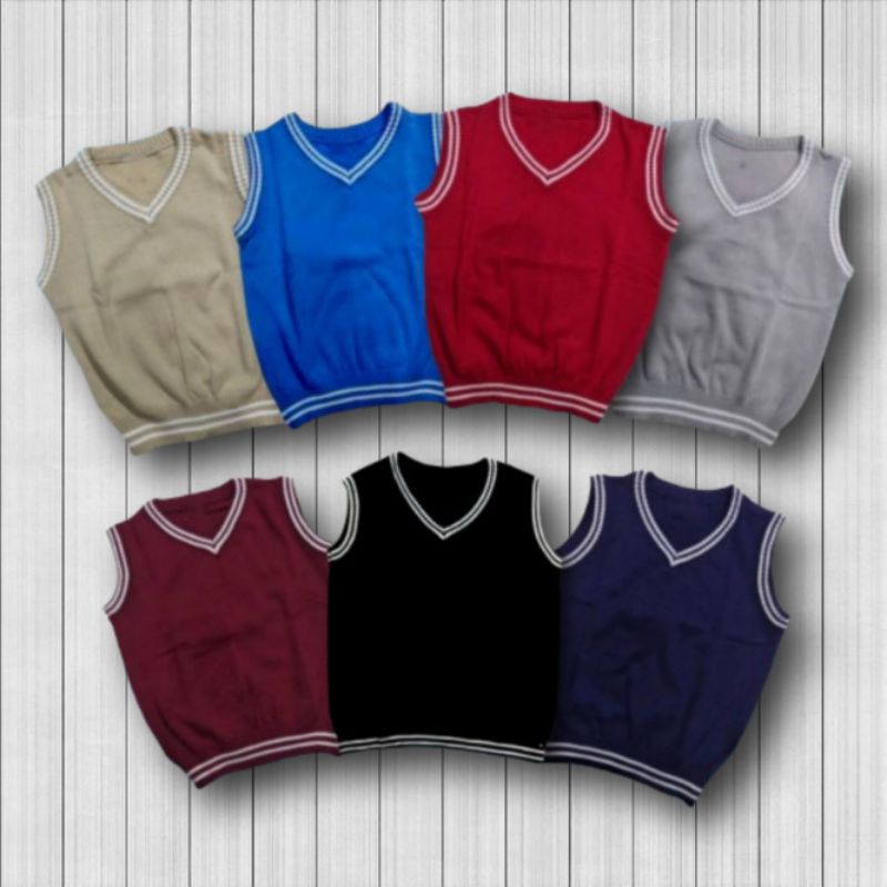 Jual Rompi Rajut Sekolah Anak Motif Terbaru Bahan Berkualitas | Shopee ...