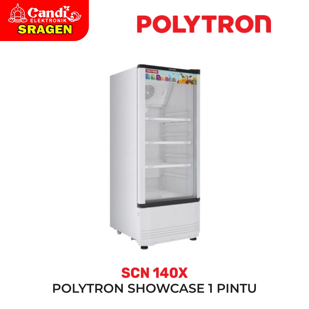 Jual POLYTRON Showcase Fastcool 140 Liter – SCN 140X | Shopee Indonesia