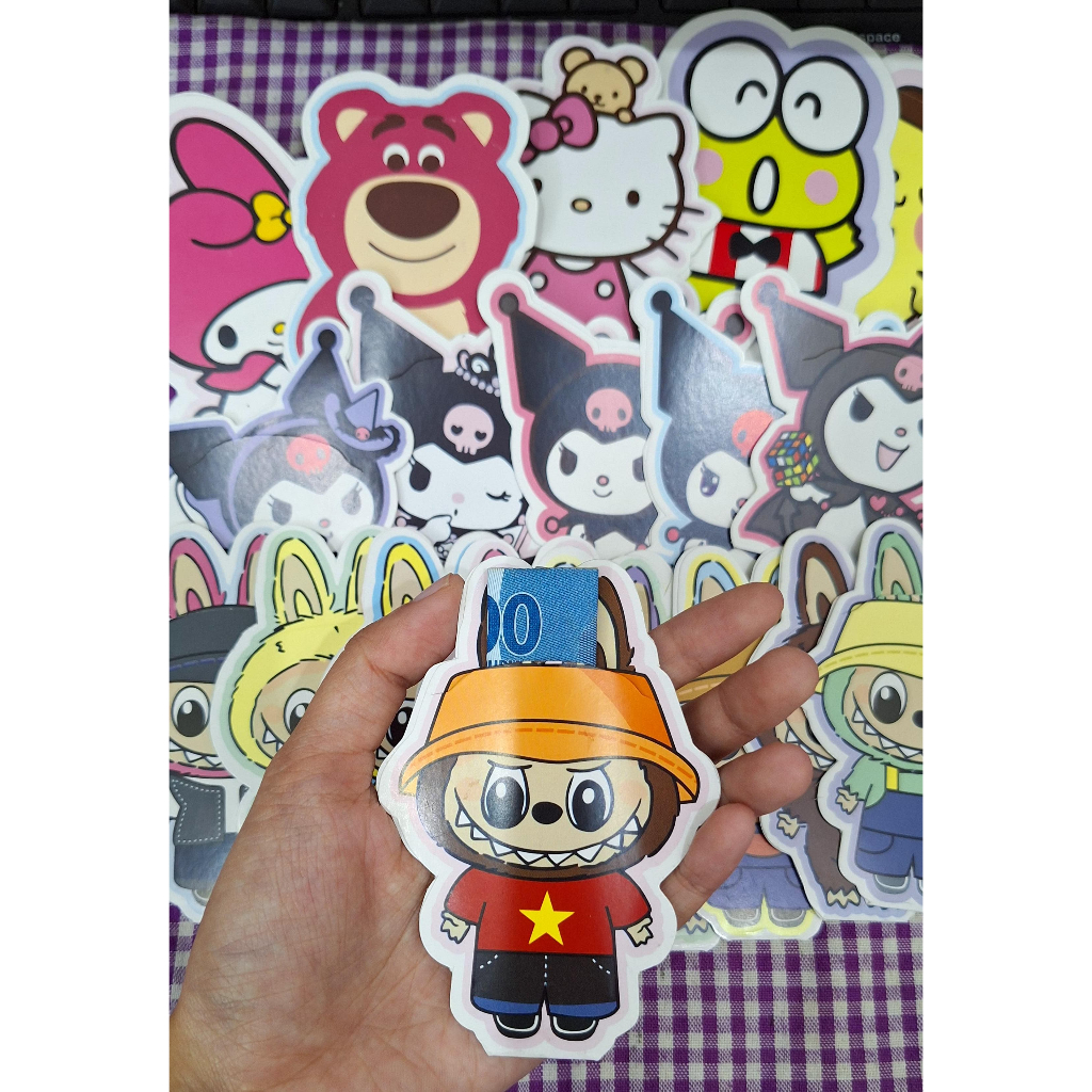Jual (1000 Pcs) MASIH LEMBARAN AMPLOP LEBARAN 3D LABUBU SANRIO SERIES ...