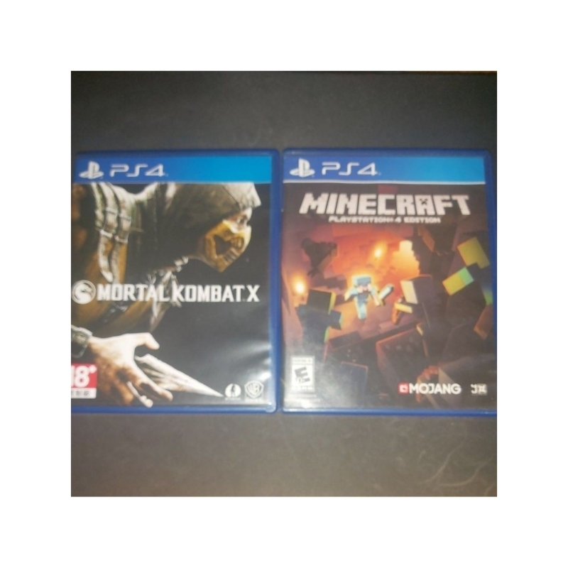 Jual Kaset PS4 Minecraft & Mortal Kombat X | Shopee Indonesia