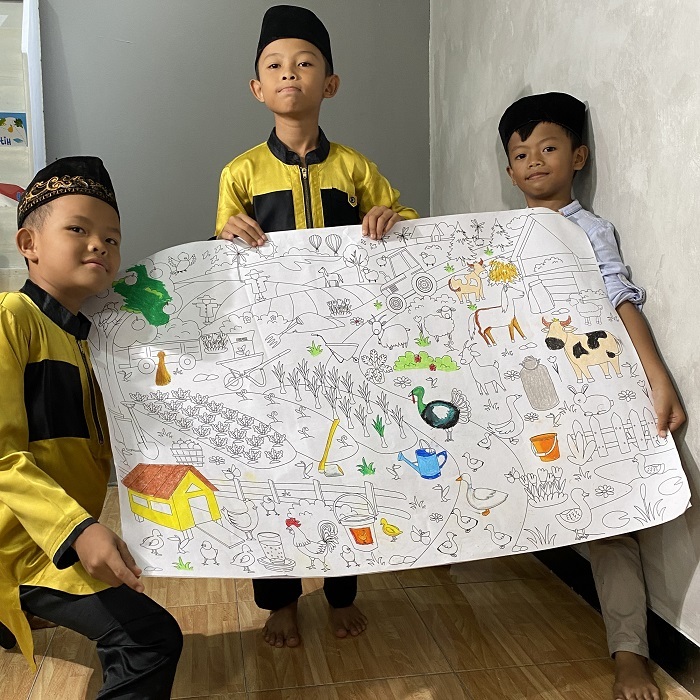 Jual Poster Mewarnai Dunia ! | Shopee Indonesia