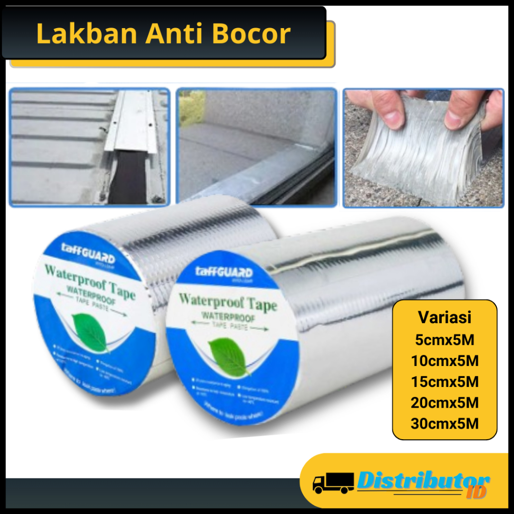 Jual Lakban Anti Bocor Waterproof Super Kuat Isolasi Atap Genteng Asbes ...