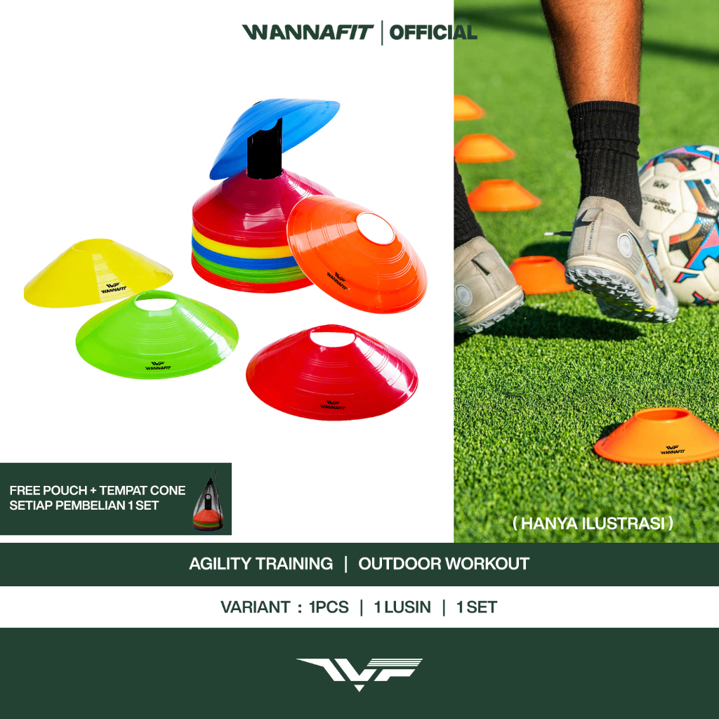 Jual WANNAFIT Cone Mangkuk 1pcs | Alat Latihan Olahraga | Shopee Indonesia