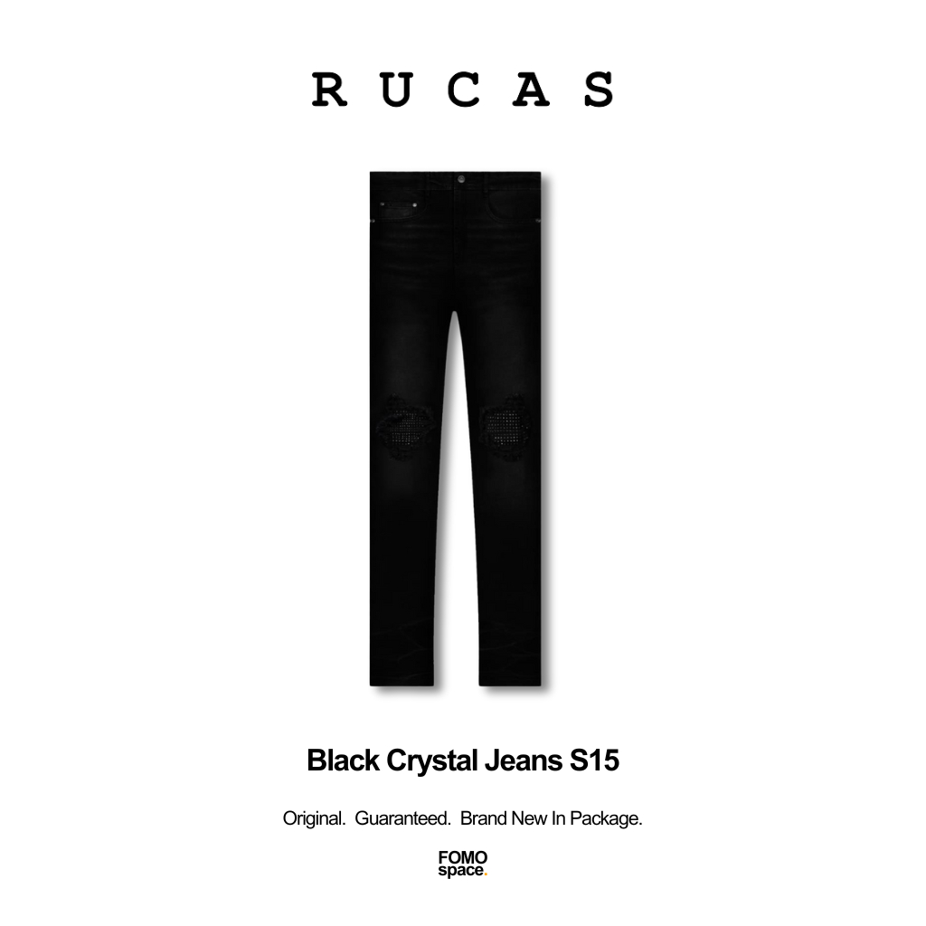 Jual RUCAS Black Crystal Jeans Season 15 | Jeans Celana Pria Original ...