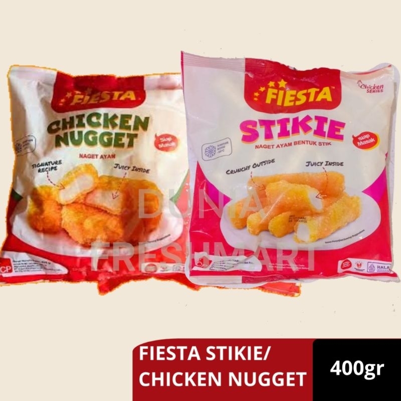 Jual FIESTA STIKIE/CHICKEN NUGGET 400GR CHICKEN NUGGET NAGET AYAM STIK ...