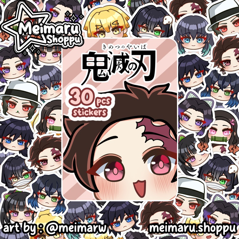 Jual [Meimaru Shoppu] STICKER PACK KIMETSU NO YAIBA DEMON SLAYER ...