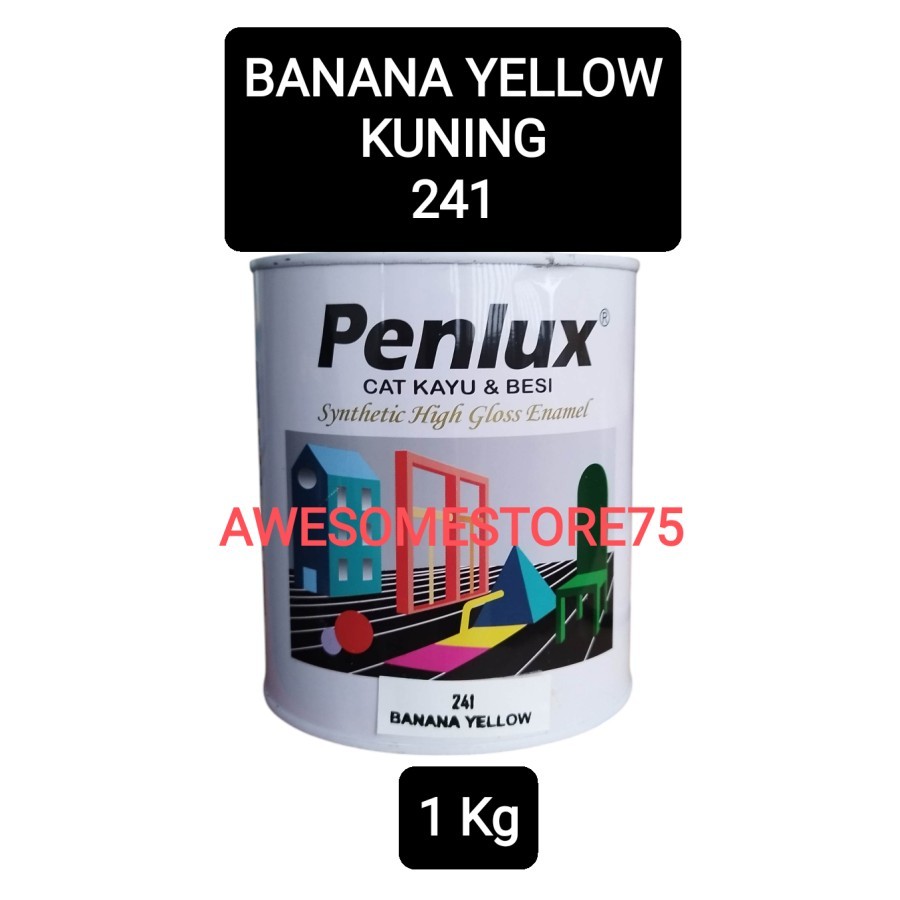 Jual Cat Minyak Kayu & Besi PENLUX 1 Kg - BANANA YELLOW Kuning 241 ...