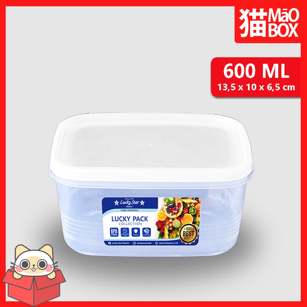 Jual TOPLES PLASTIK 600 ML / TEMPAT PENYIMAPAN MAKANAN / KOTAK MAKANAN ...