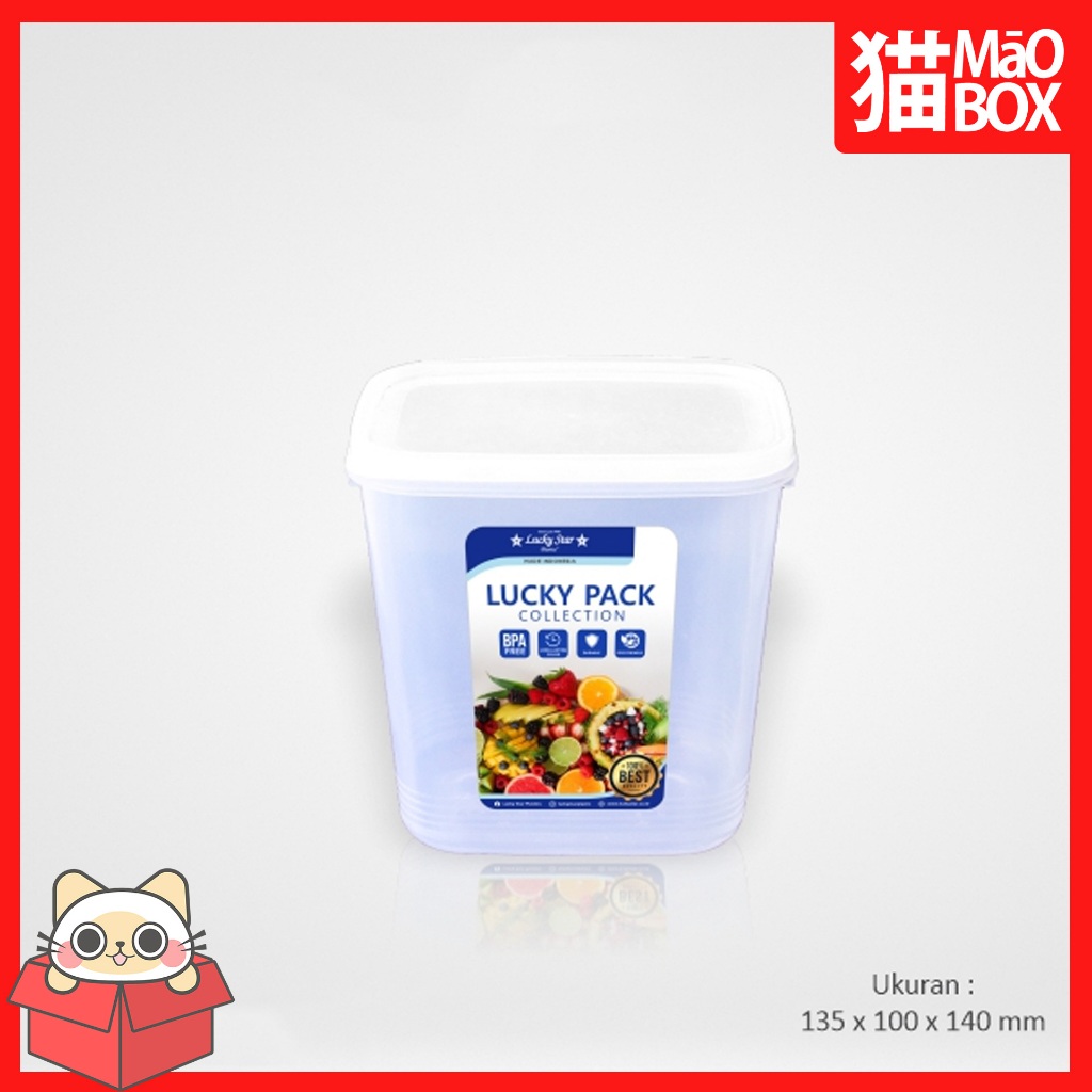 Jual Toples Plastik Lucky Pack 1150 ml / Wadah Plastik / Food Container ...