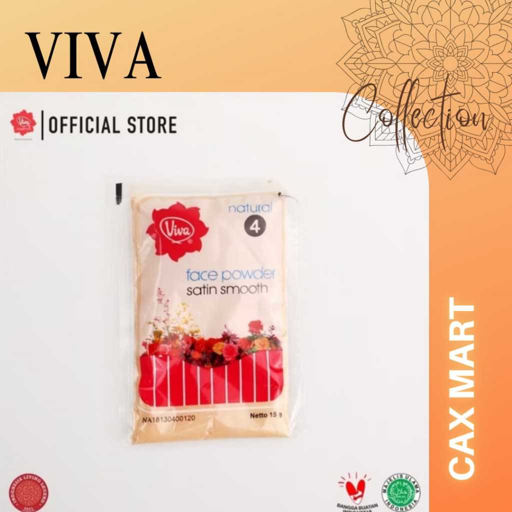 Jual VIVA Face Powder Satin Smooth 15gr | Shopee Indonesia