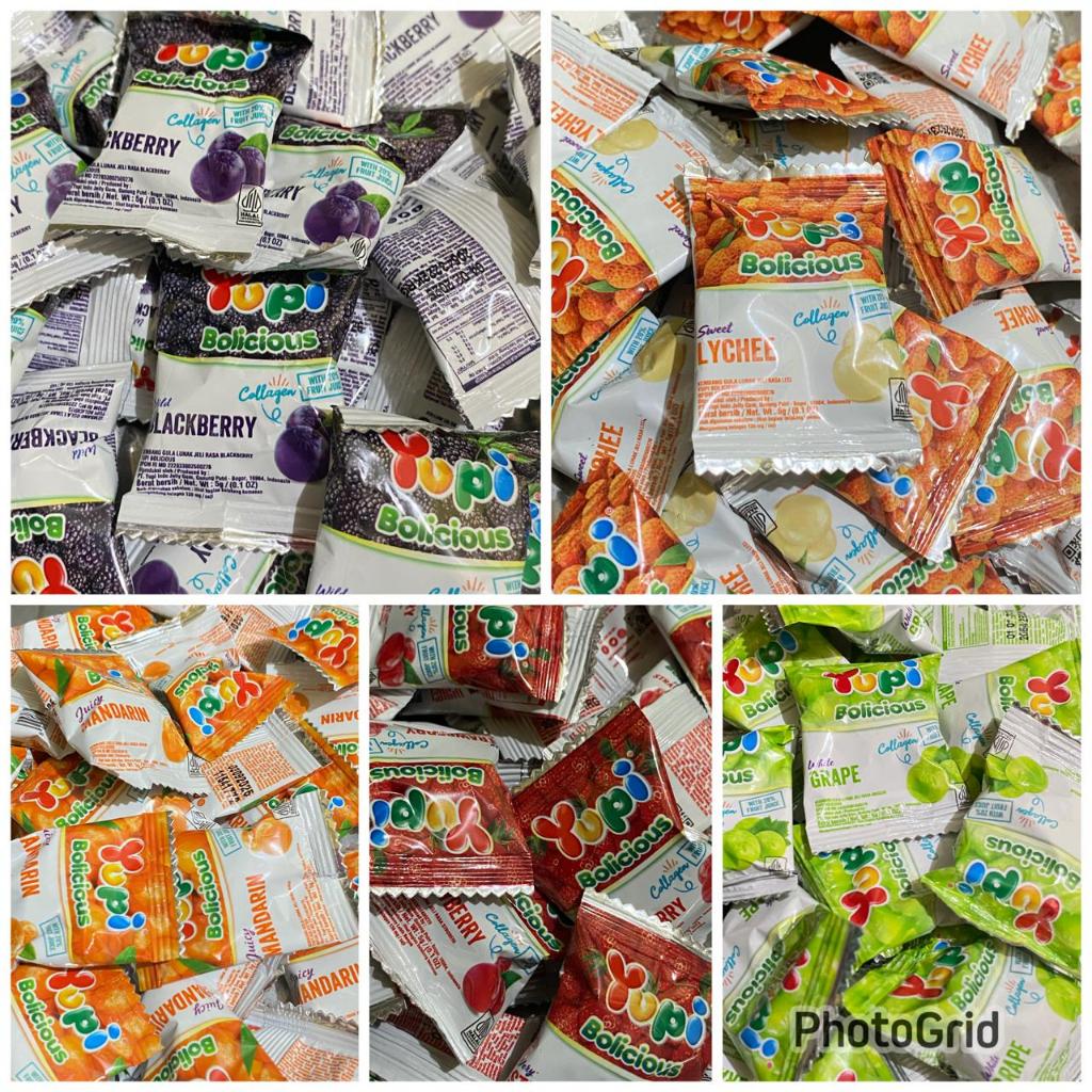 Jual YUPI BOLICIOUS KEMASAN 1kg/PERMEN GUMMY/PERMEN JELLY | Shopee ...