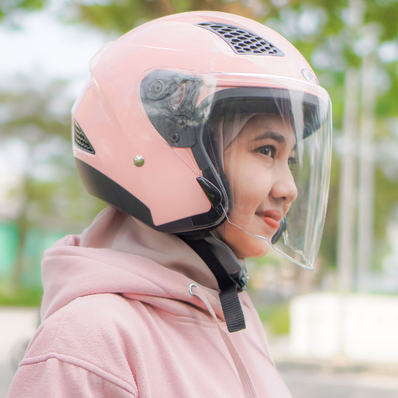 Jual Helm Half Face Rsix Kirana Dewasa Untuk Pria Dan Wanita Hijab ...