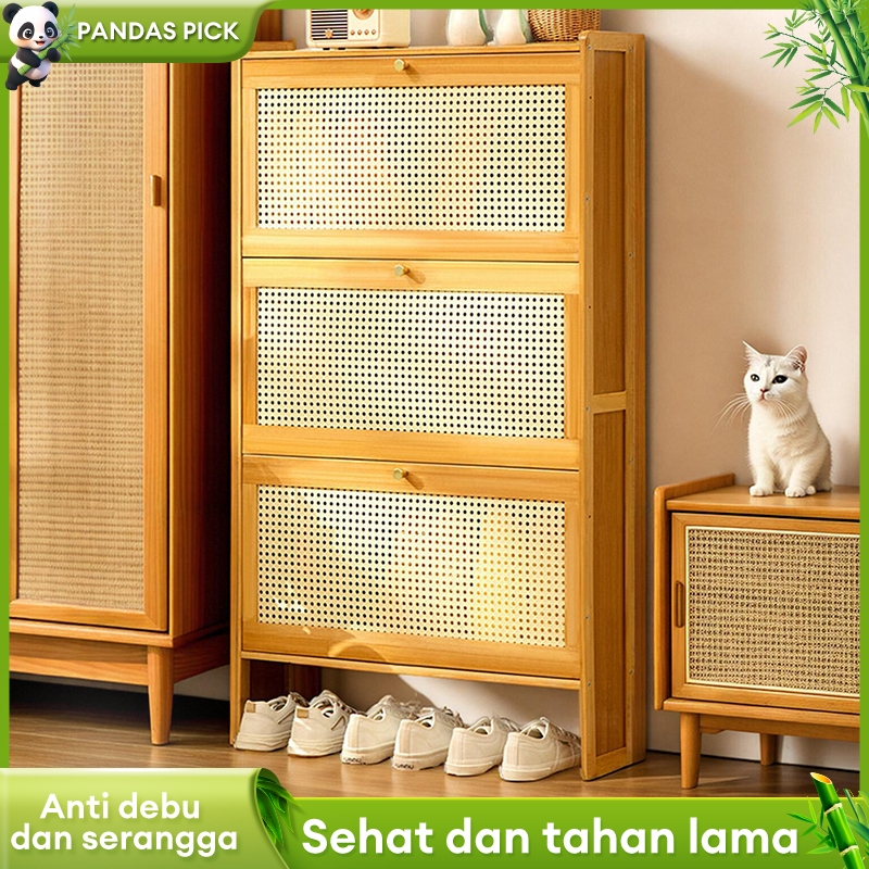 Jual Rak Sepatu Jatuh Lemari Sepatu Ultra Tipis Pintu Masuk Kapasitas ...