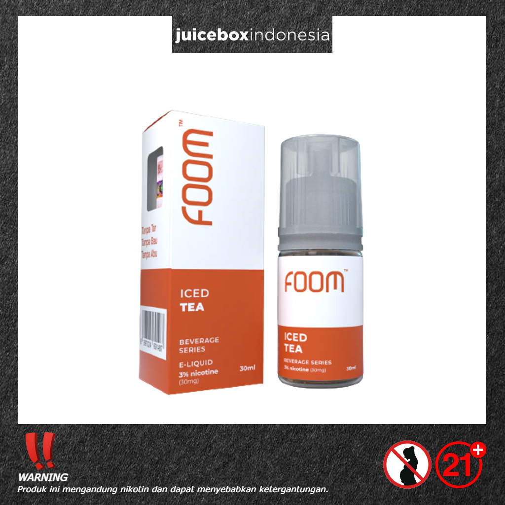 Jual Foom Iced Tea Salt 30ml Authentic by Foom Lab | Shopee Indonesia