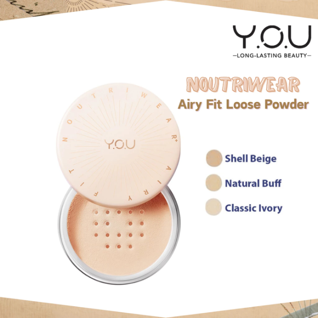 Jual You Noutriwear+ Airy Fit Loose Powder/Bedak Tabur | Shopee Indonesia