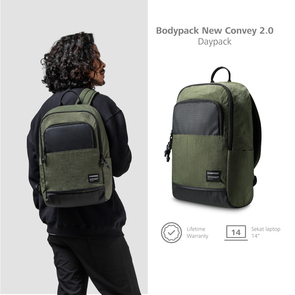 Jual Bodypack Convey 2.0 Laptop Backpack Tas Ransel Kerja Kuliah ...