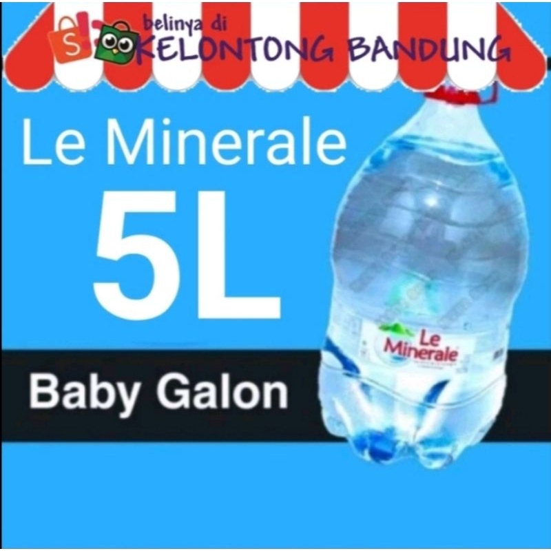 Jual Le minerale Baby Galon 5 liter | Shopee Indonesia