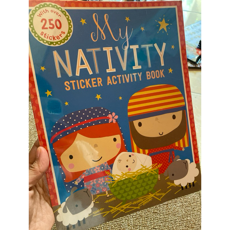 Jual Buku Nativity Sticker activity ,with over 250 stickers | Shopee ...