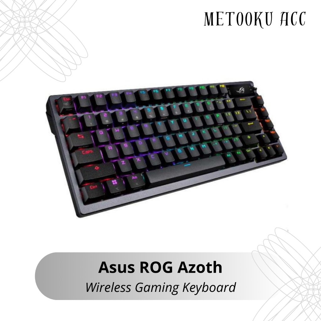 Jual ASUS ROG Azoth 75 Wireless DIY Custom Gaming Keyboard, OLED ...