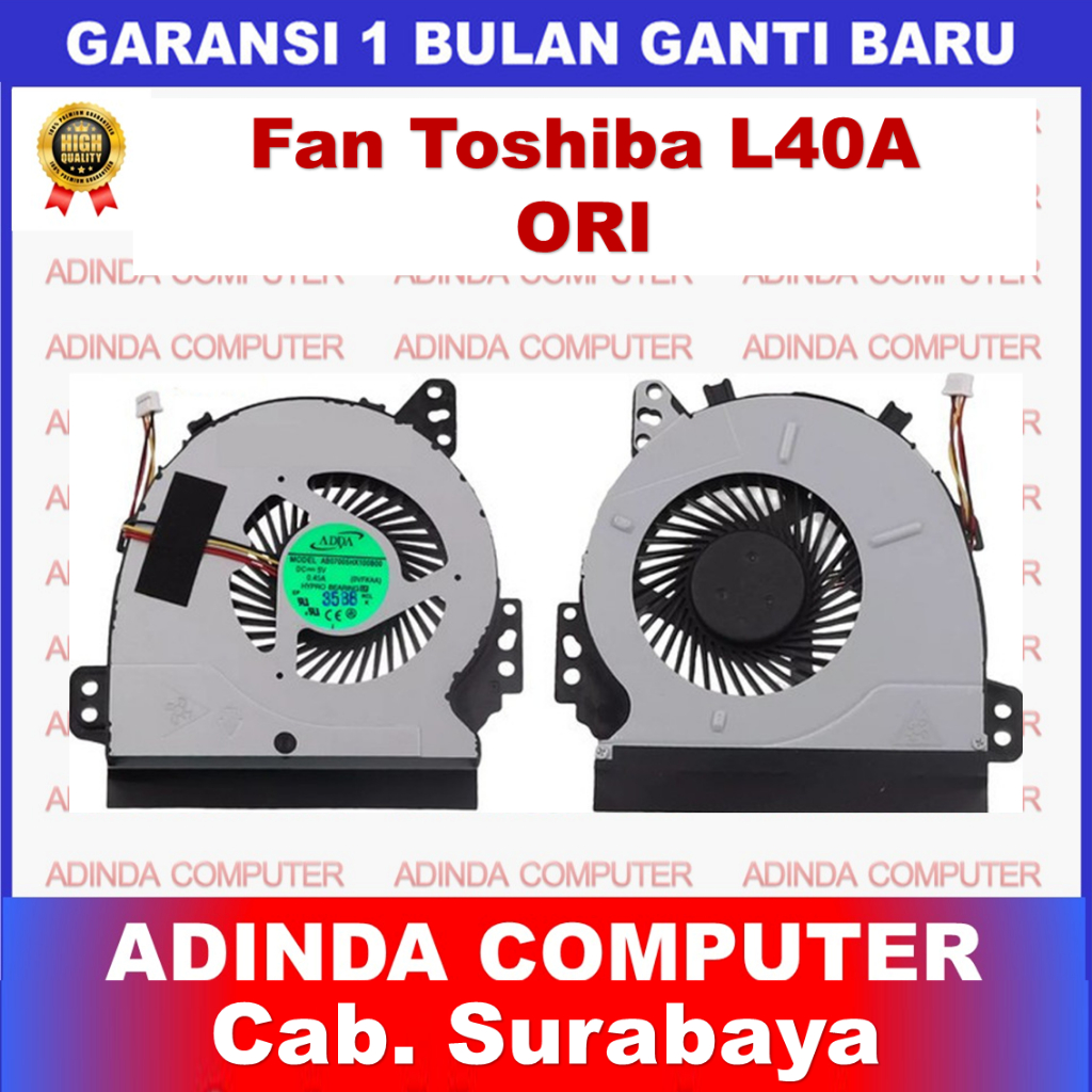 Jual Kipas Cooling Fan Toshiba L40 L40A L40-A L40D-A L40T-A L45-A L45D ...