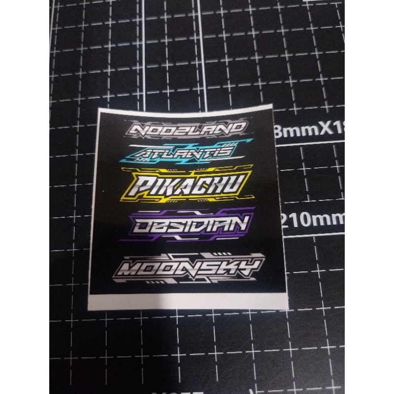 Jual part 2 stiker julukan bus basuri miniatur paket isi 5 pcs | Shopee ...
