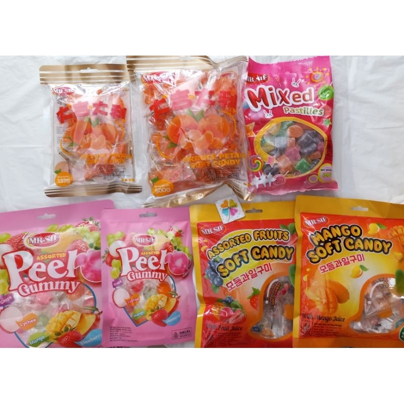 Jual Mr SIF Candy Soft Candy Pastilles Permen Lunak | Shopee Indonesia