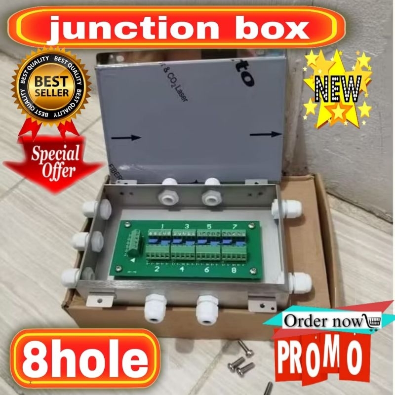 Jual JBX junction box 8hole terminal jembatan timbang 8loadcell ...